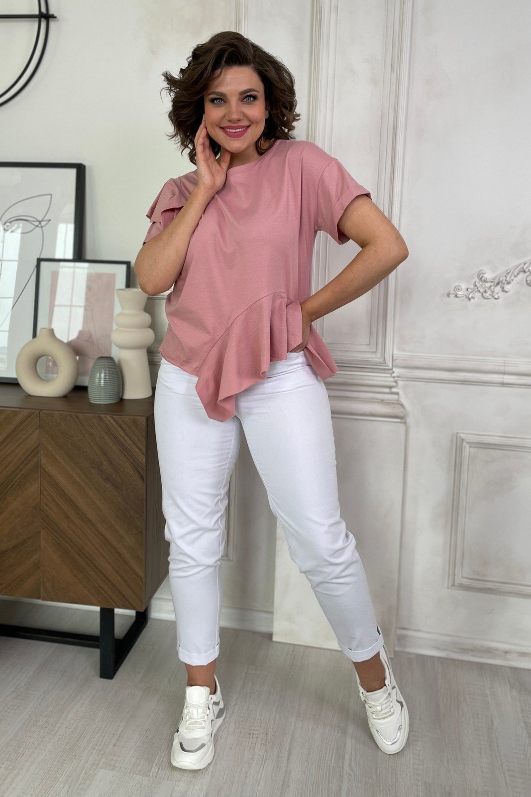 Джемпер 2122 розовый Rumoda купить в интернет магазине | в наличии